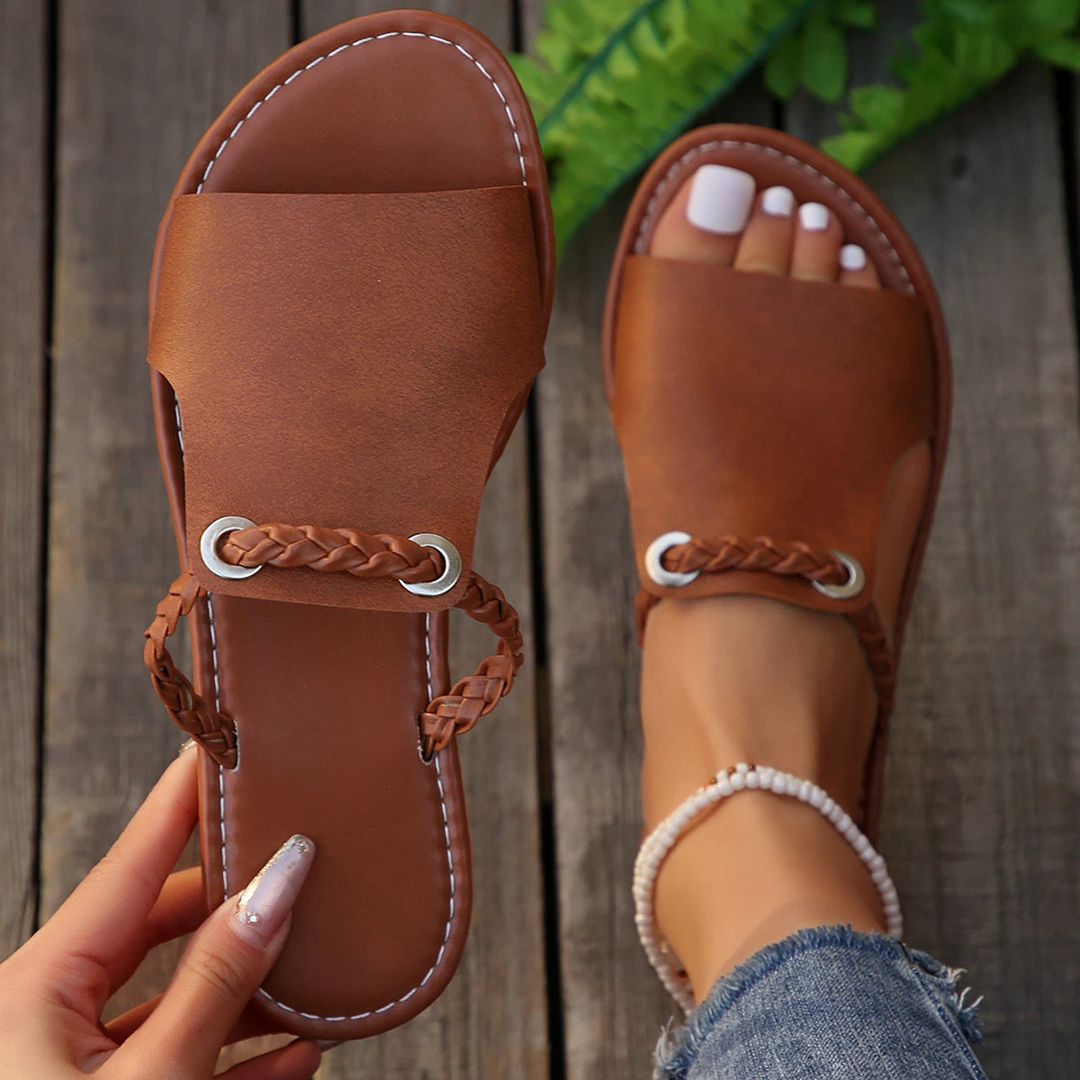 Kate Breeze Flat Slippers – Apollo | Jade