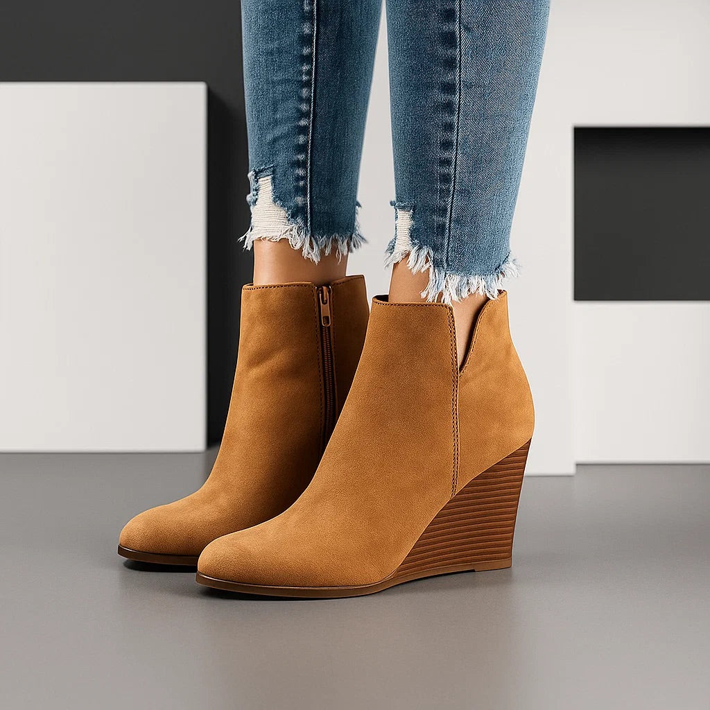 Astoria Wedge Ankle Boots – Apollo | Jade